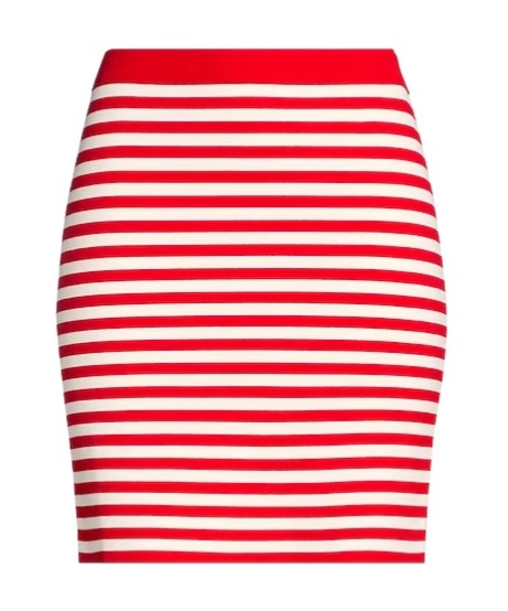 Max Mara Striped Knit Midi Skirt