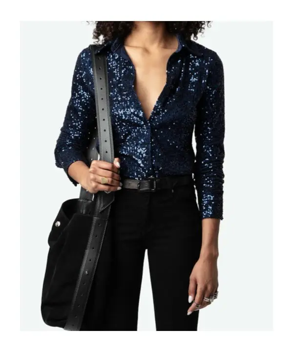 Zadig&Voltaire Sequin Embellished Shirt