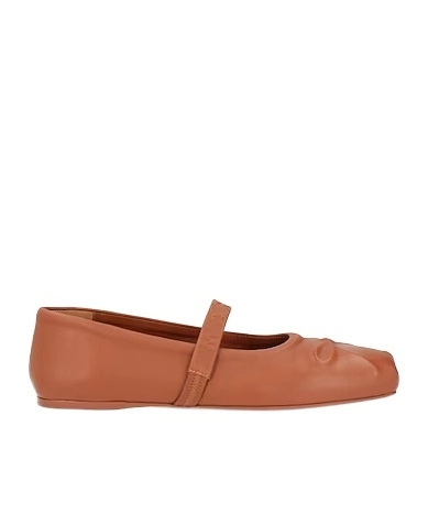 Marni Minimal Leather Mary Jane Flats