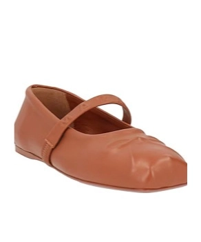 Marni Minimal Leather Mary Jane Flats
