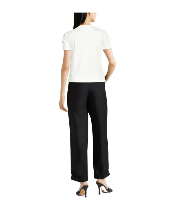 Max Mara Solid-color Short-sleeved T-shirt