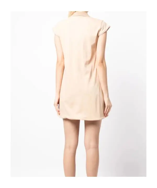 We11Done Contrasting-trim Flared Cotton Dress