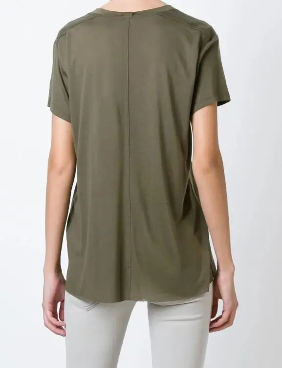 Helmut Lang V-neck Short Sleeve T-shirt