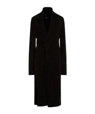 Balenciaga V-neck Long Sleeve Knit Dress