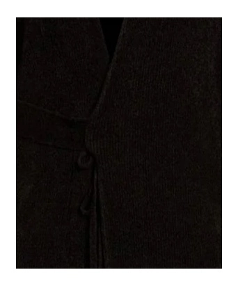 Balenciaga V-neck Long Sleeve Knit Dress