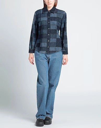Chloé Spliced Denim Shirt
