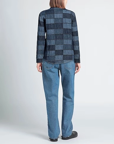 Chloé Spliced Denim Shirt