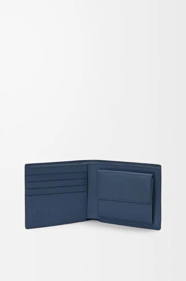 Loewe Bifold Coin Wallet In Satin Calfskin