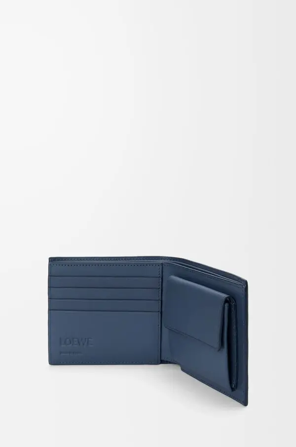 Loewe Bifold Coin Wallet In Satin Calfskin