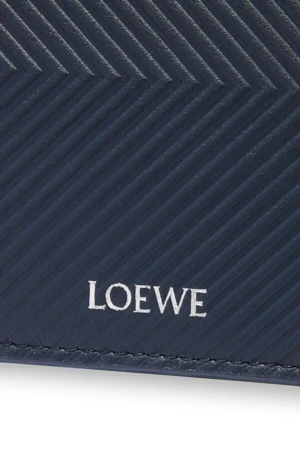 Loewe Bifold Coin Wallet In Textured Classic Calfskin