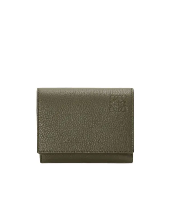 Loewe Trifold Wallet In Soft Grained Calfskin