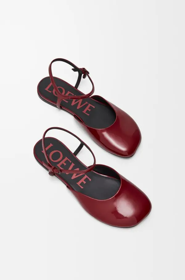 Loewe Square-toe Ballet Flat Sandals