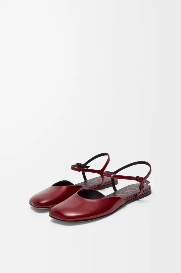 Loewe Square-toe Ballet Flat Sandals
