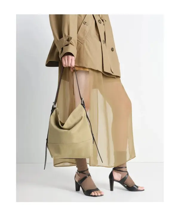 LEMAIRE Small Belted Tote Bag - Butterscotch