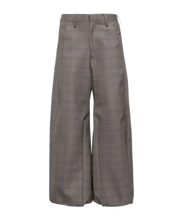DOUBLET Robot Wool Wide-leg Casual Pants