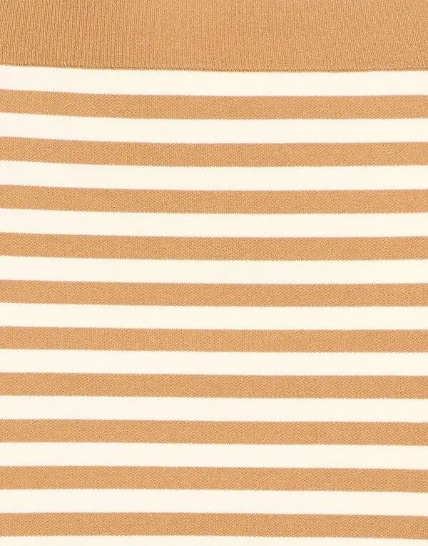 Max Mara Striped Knit Midi Skirt