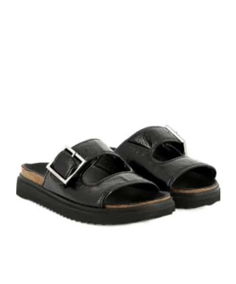 Zadig&Voltaire Leather Sandals - Black