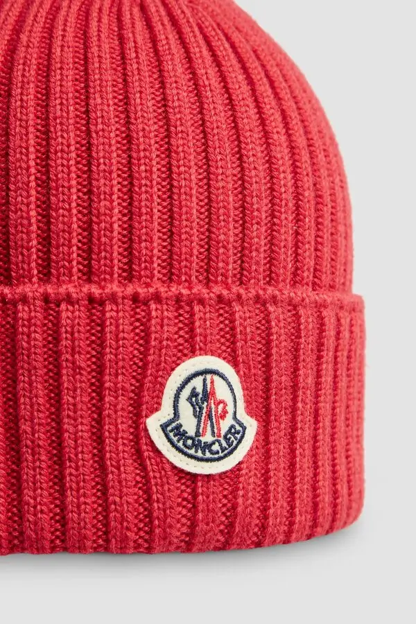 Moncler Ribbed Wool Beanie