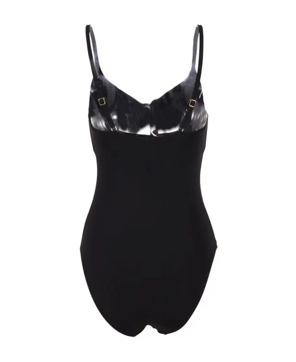Tory Burch Ruched Cut-out One-piece Swimsuit