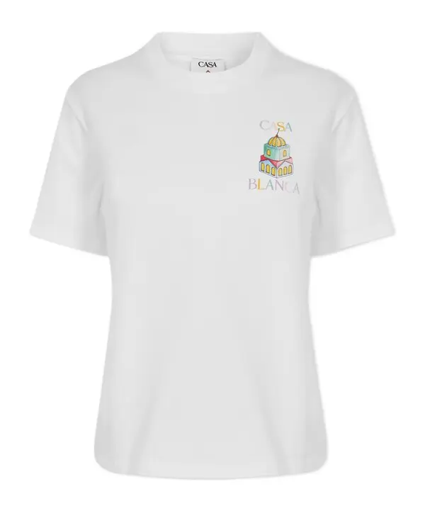 Casablanca Round-neck Printed T-shirt