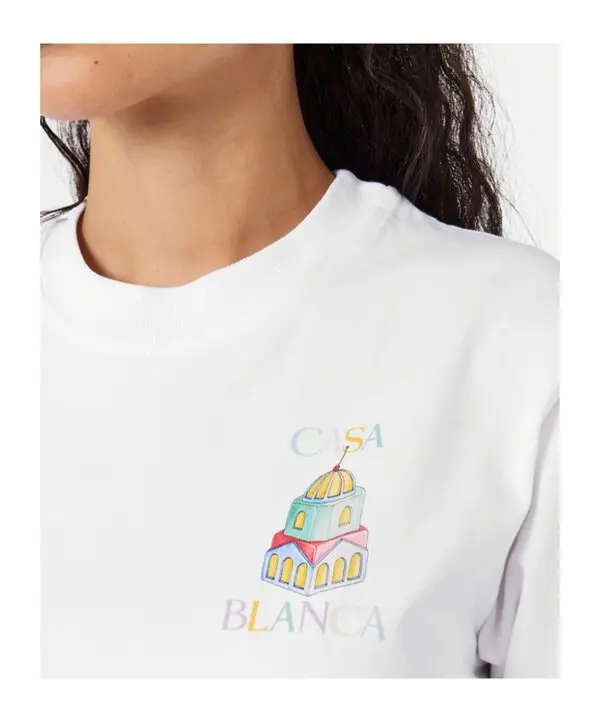 Casablanca Round-neck Printed T-shirt