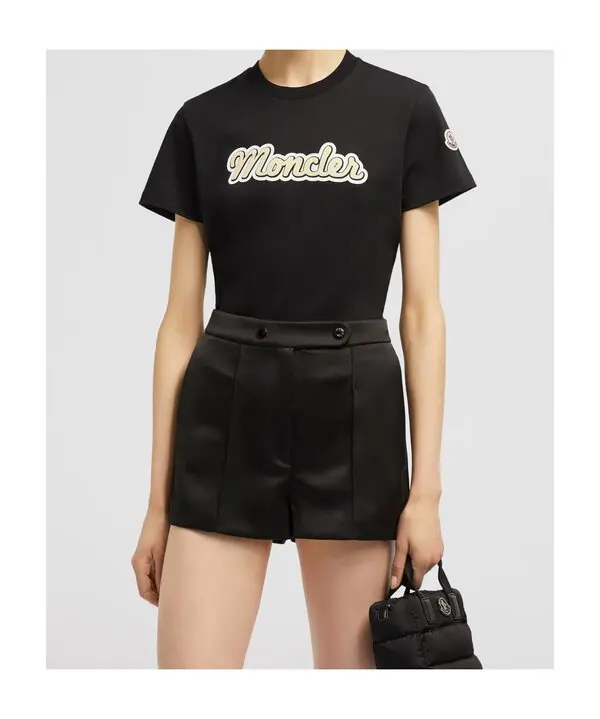 Moncler Logo Embroidered T-shirt