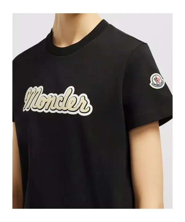 Moncler Logo Embroidered T-shirt
