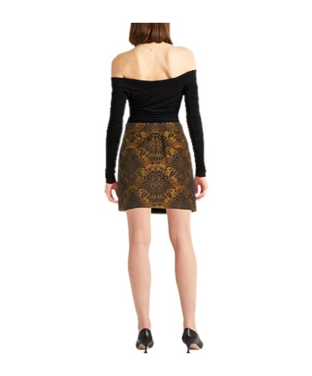 Max Mara Jacquard Floral-print Skirt