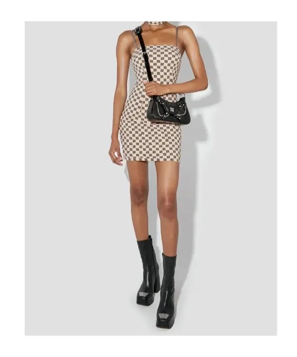 MISBHV Monogram Print Mini Dress