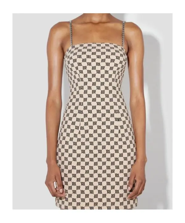 MISBHV Monogram Print Mini Dress