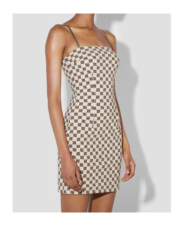 MISBHV Monogram Print Mini Dress