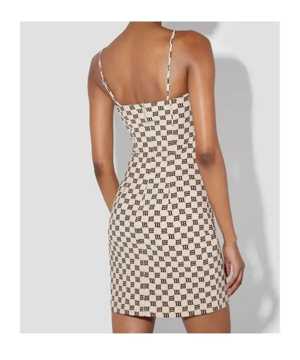 MISBHV Monogram Print Mini Dress