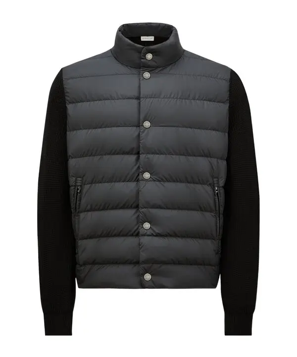 Moncler Padded Cotton Zip-up Cardigan