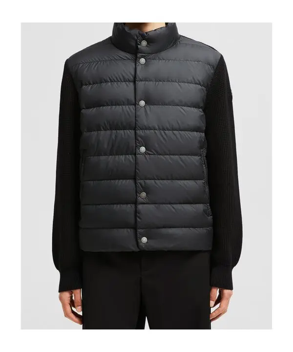 Moncler Padded Cotton Zip-up Cardigan