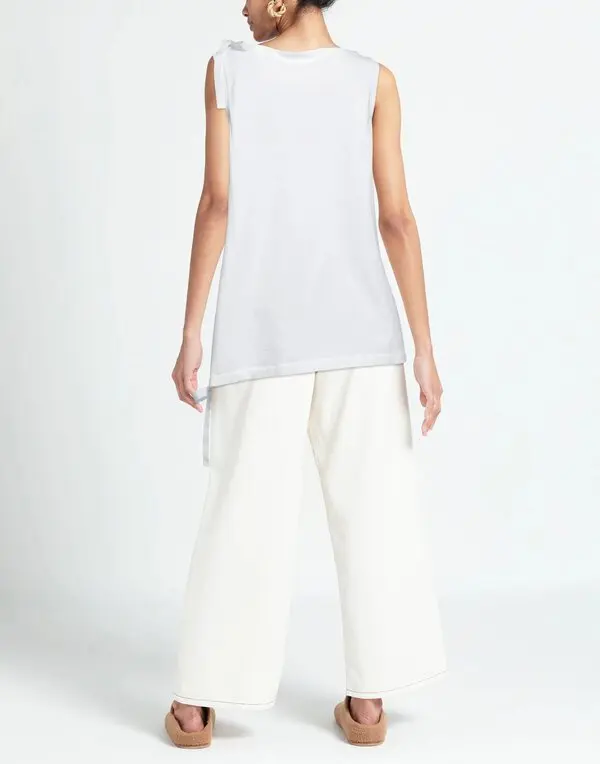 Sportmax Solid Sleeveless T-shirt