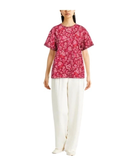 Max Mara Round Neck Printed T-shirt