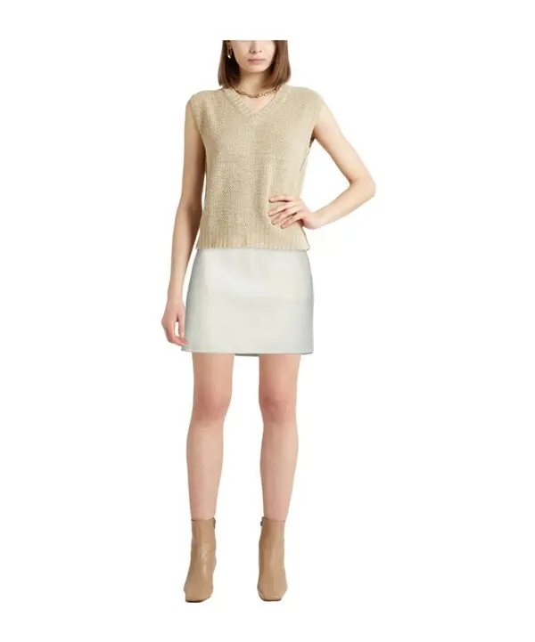 Max Mara Solid-color Flannel A-line Skirt