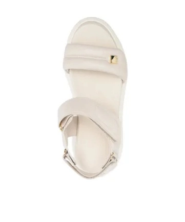 Liu Jo Open-toe Platform Sandals With Gold-tone Logo Plaque