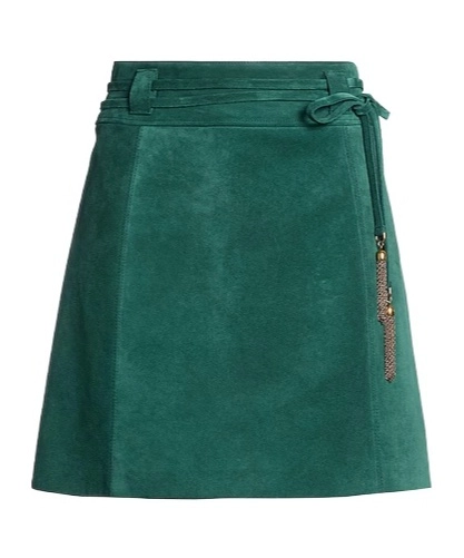 Chloé Full-skirt Suede Dress