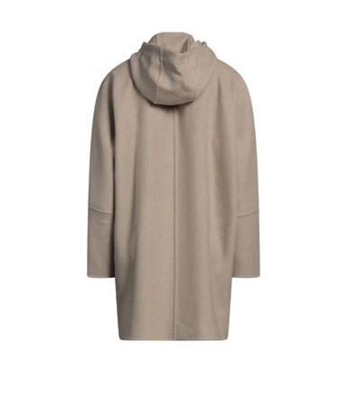Max Mara Minimalist Double-breasted Long-sleeve Hooded Coat