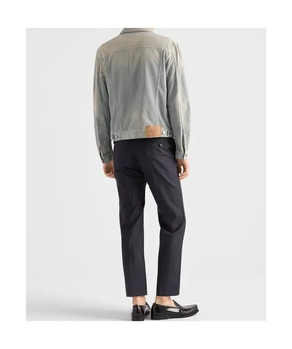 Prada Corduroy Blouson Jacket