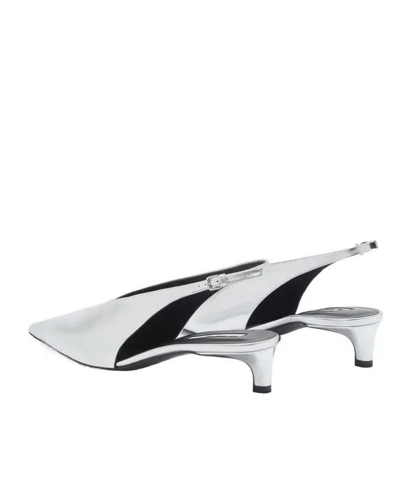JIL SANDER Pointed Toe Slingback Pumps