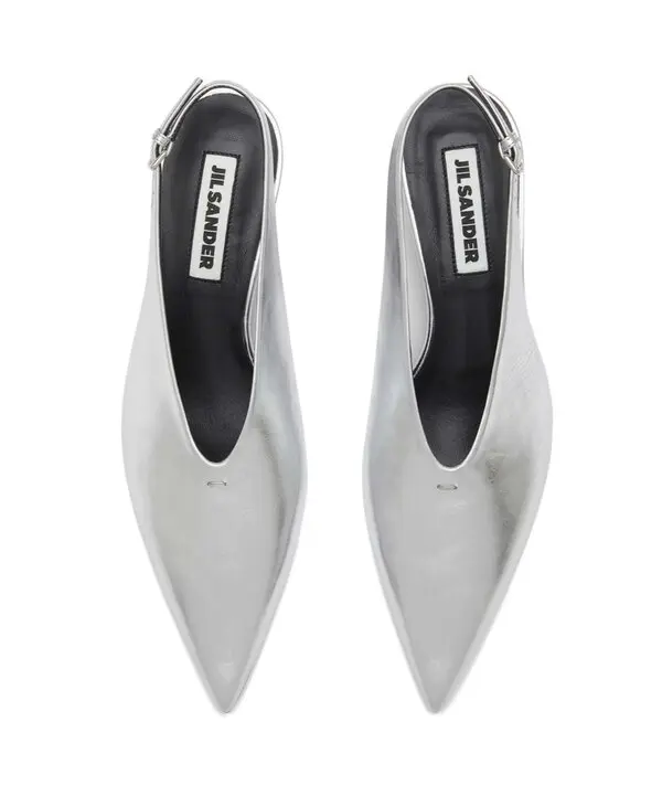 JIL SANDER Pointed Toe Slingback Pumps