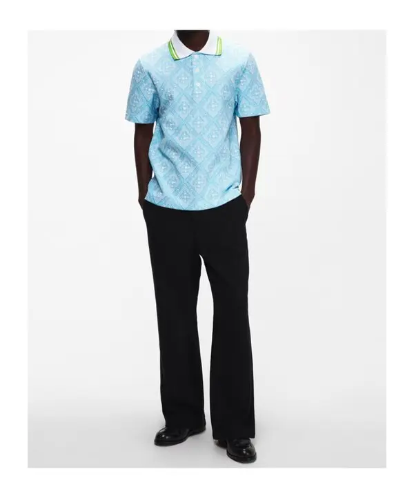 Casablanca Logo Jacquard Polo Shirt