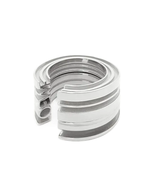 Loewe Graphic Ring In Sterling