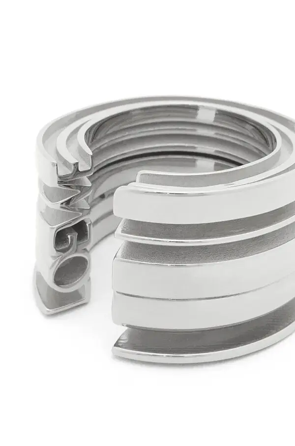 Loewe Graphic Ring In Sterling