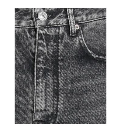 Balenciaga High Waist Wide Leg Jeans