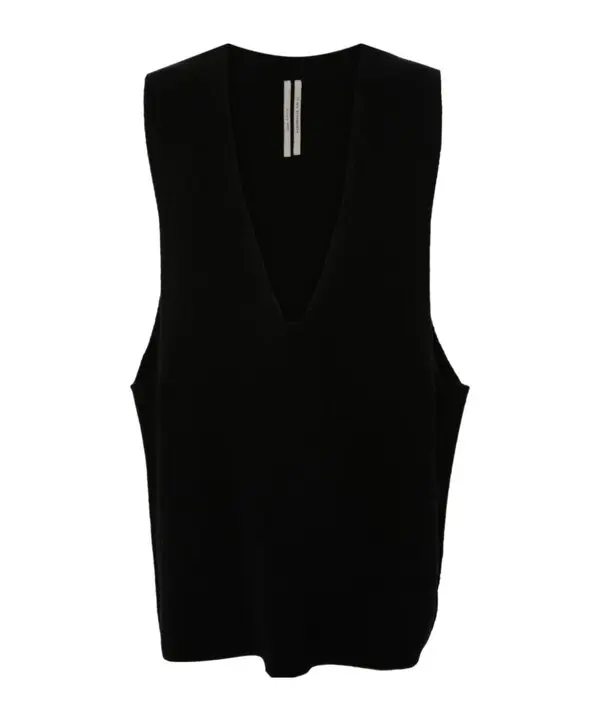 Rick Owens V-neck Fine-knit Vest