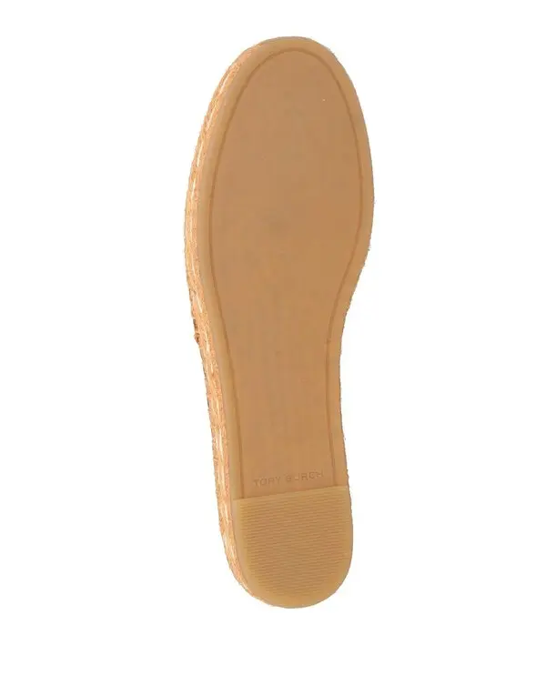 Tory Burch Minimalist Versatile Leather Straw Shoes
