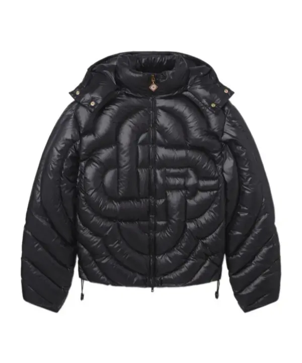 Casablanca Logo Quilted Down Jacket